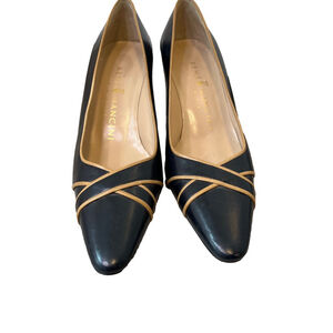 Rene Mancini | Shoes | Rare Vintage Rene Mancini Kitten Heels Navy ...